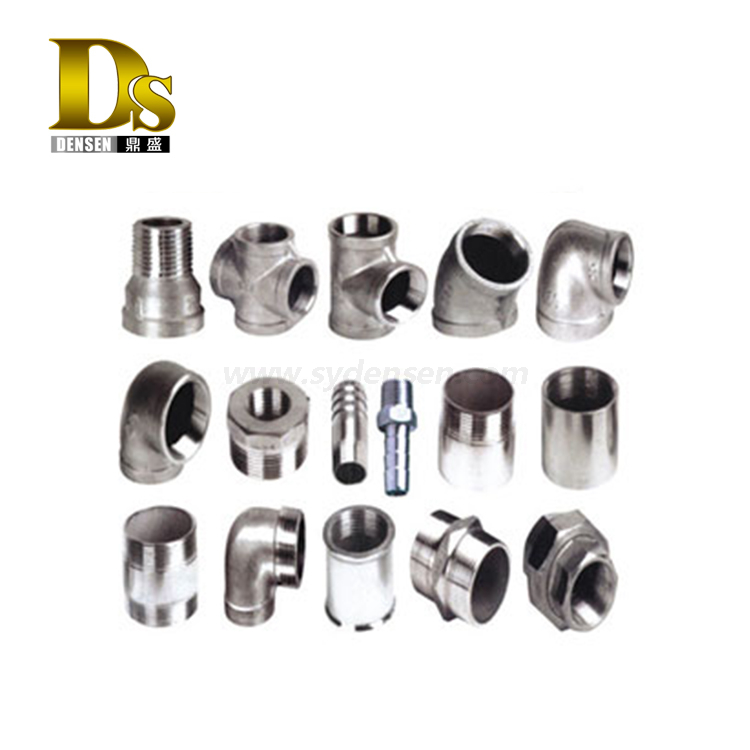 Densen customized carbon steel Investment Casting elbow,cast iron 90 ...